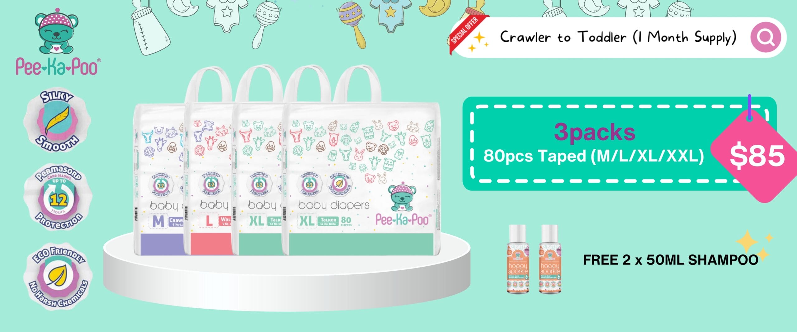 Peekapoo - Singapore's Quality Baby Diaper Brand